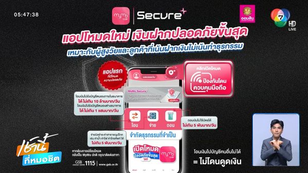 ธนาคารออมสิน ชวนใช้ MyMo Secure Plus ป้องกันภัยมิจฉาชีพดูดเงินจากแอปฯ | BUGABOO.TV อัปเดตข่าว ...